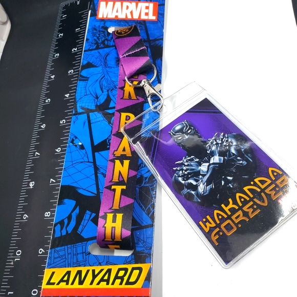 Marvel | Accessories | Marvel Black Panther Wakanda Lanyard With Id ...